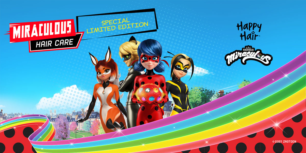 Miraculous Ladybug Collection - Happy Hair Brush NZ